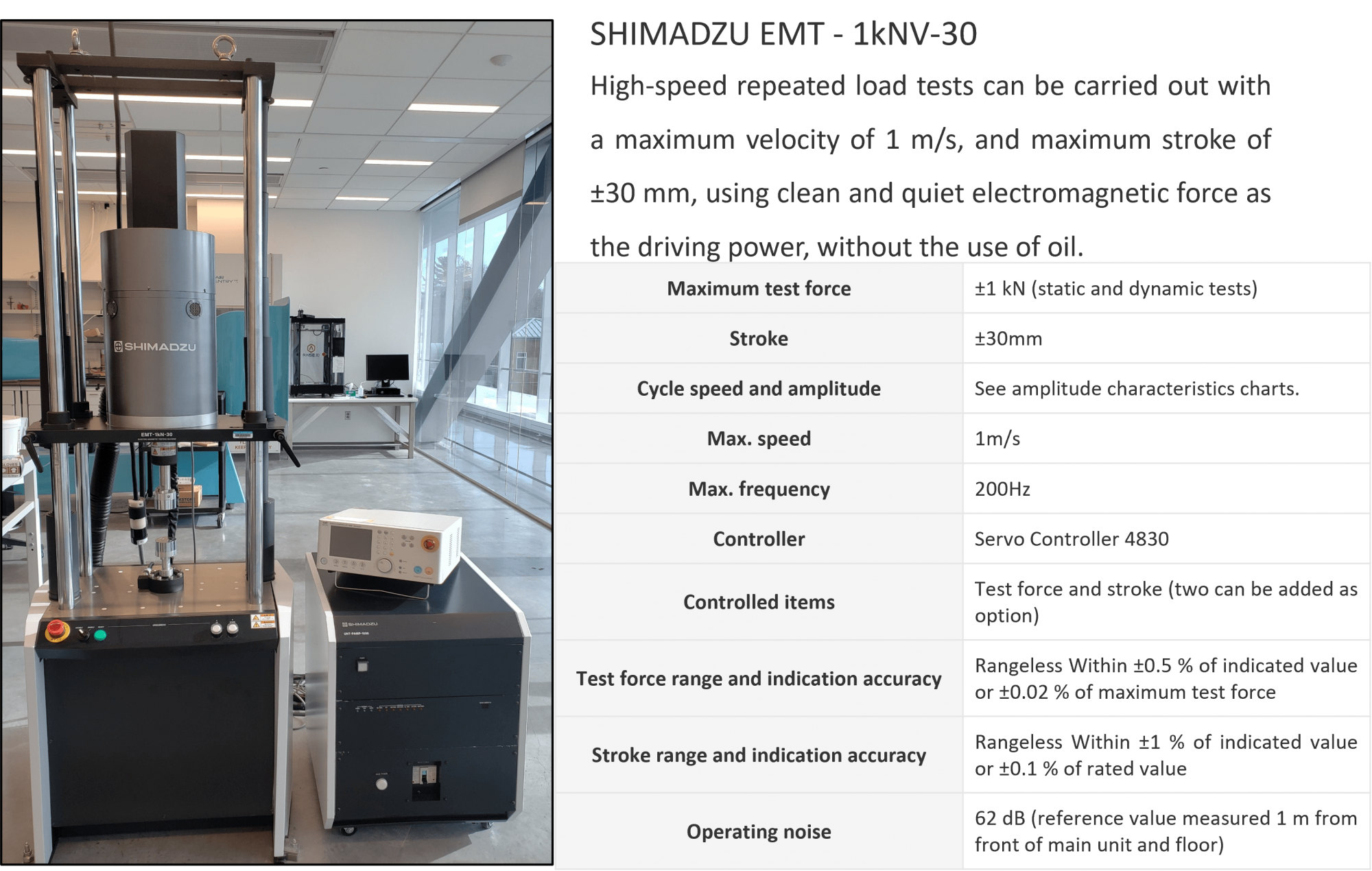 Facilities & Equipments – DYNAMIC PHOTOMECHANICS LABORATORY