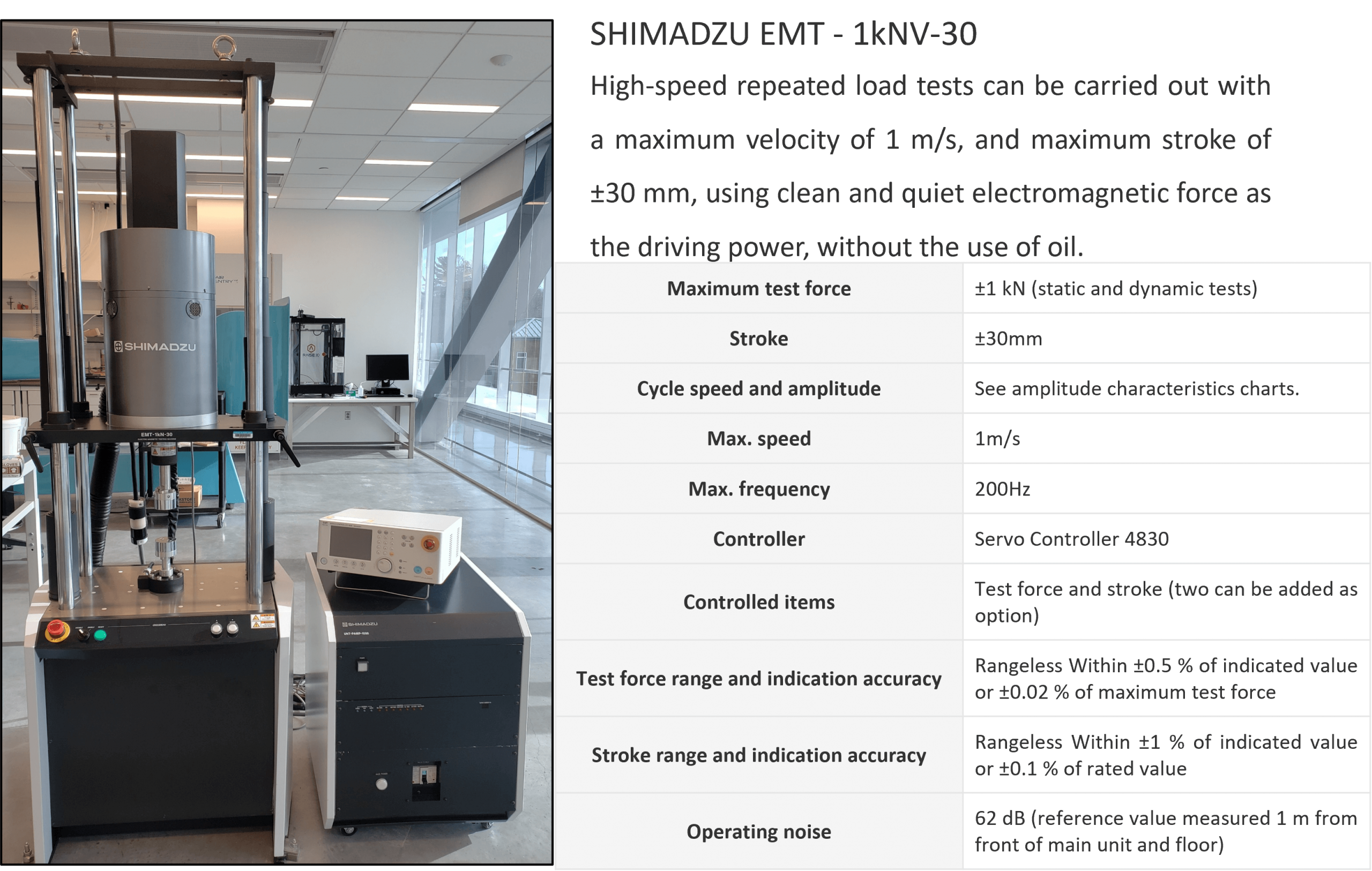 Facilities & Equipments – DYNAMIC PHOTOMECHANICS LABORATORY
