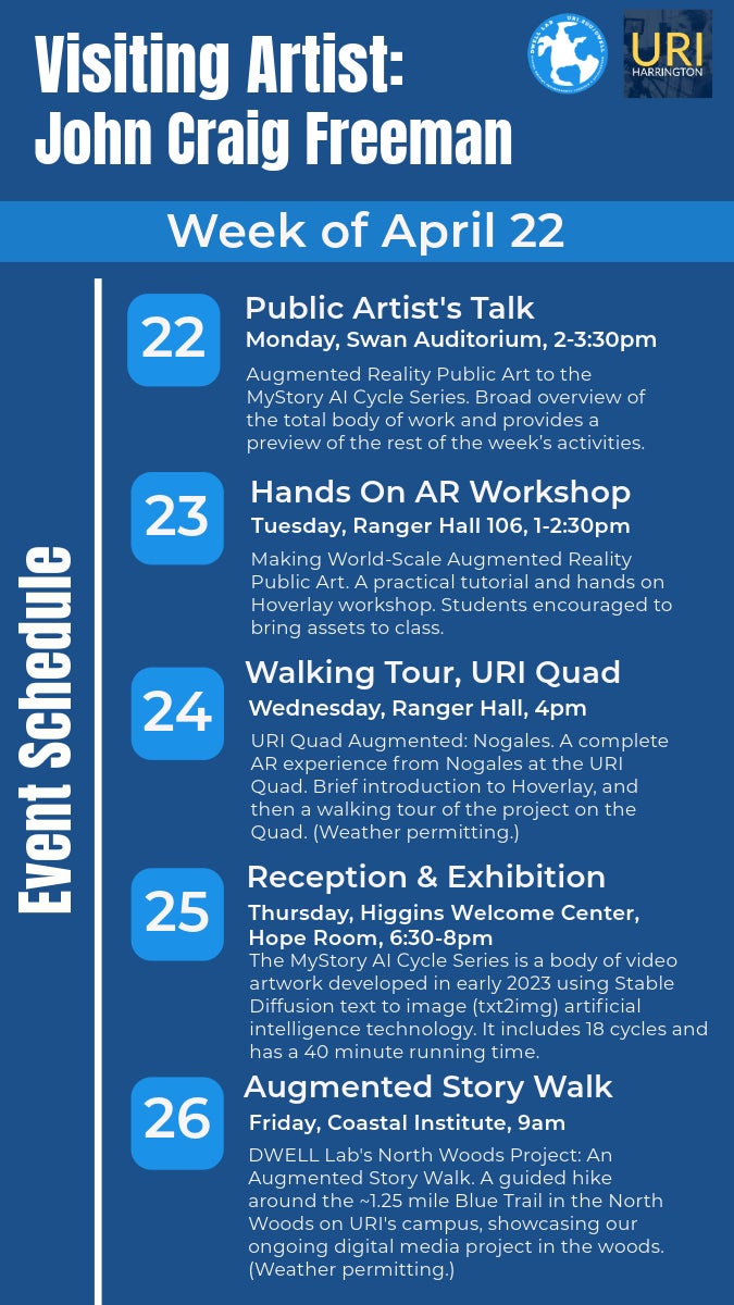 DWELL welcomes Visiting Artist John Craig Freeman to URI – DWELL Lab