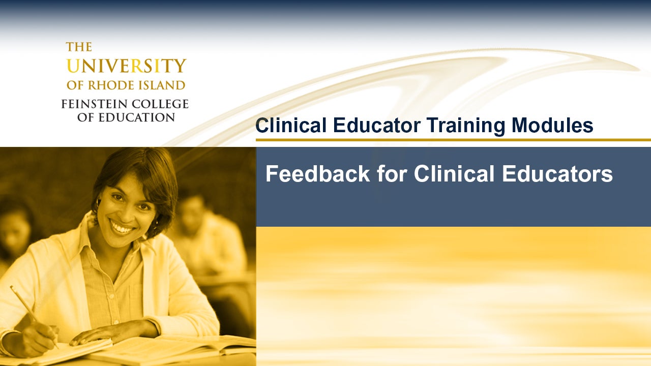 Training Modules – Feinstein College of Education