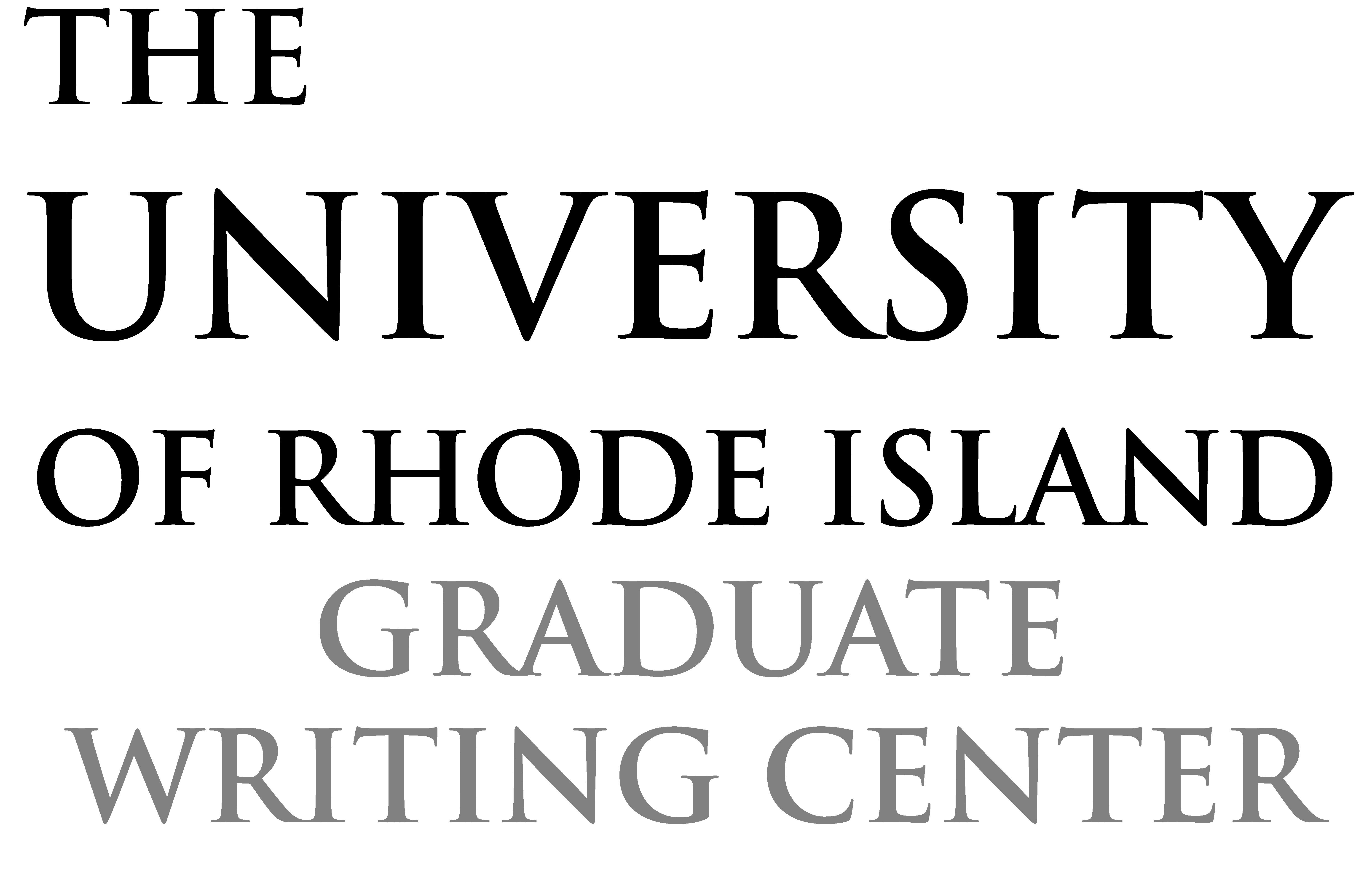 Graduate Writing and Presenting Lab