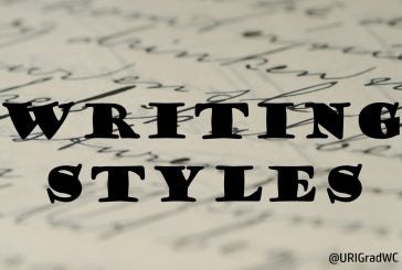 Writing Styles – Graduate Writing and Presenting Lab