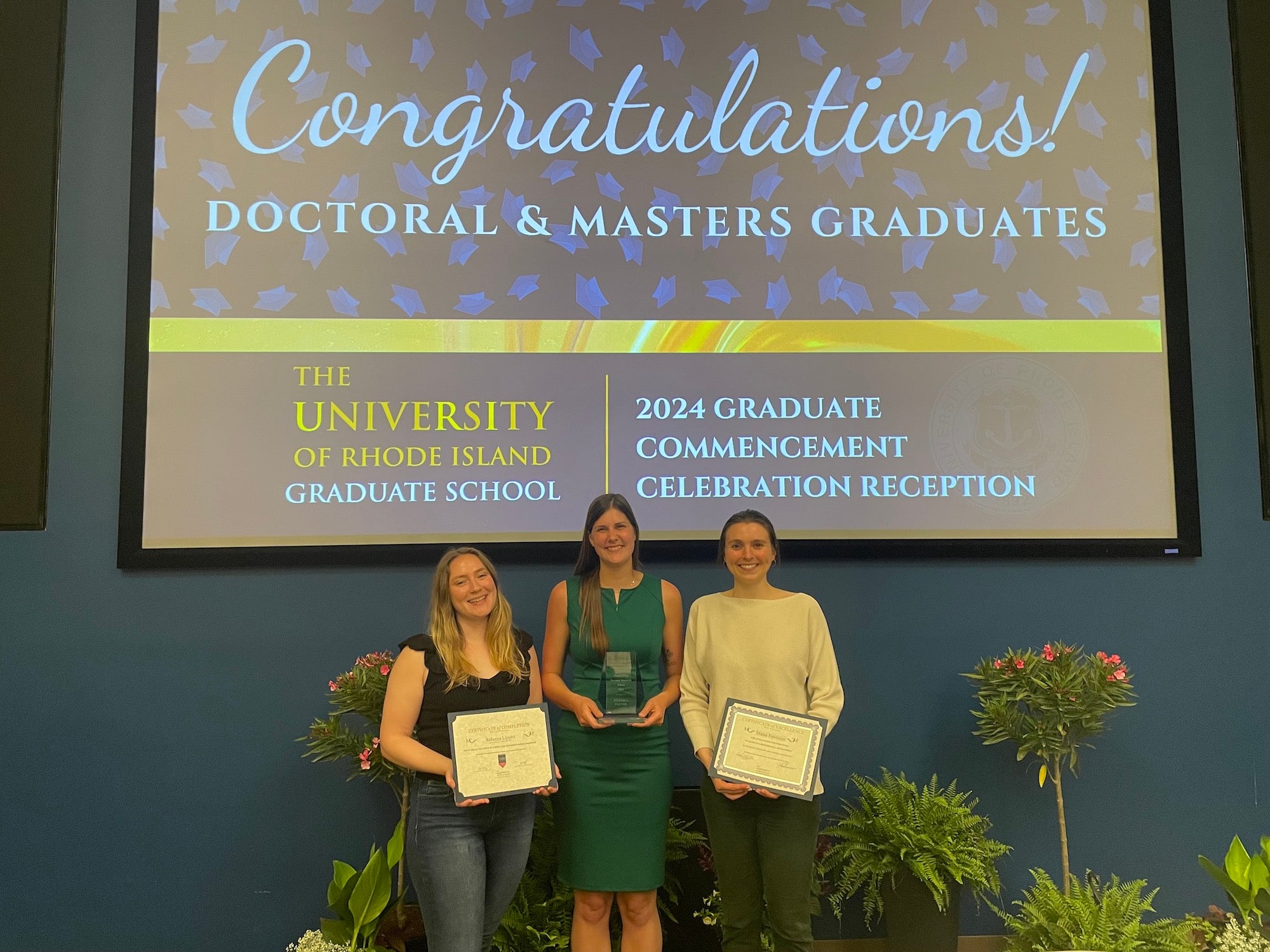 GSO’s Victoria Fulfer awarded the University of Rhode Island Graduate ...