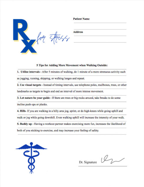 EIM: Rx for Stress – Inside Rec Blog