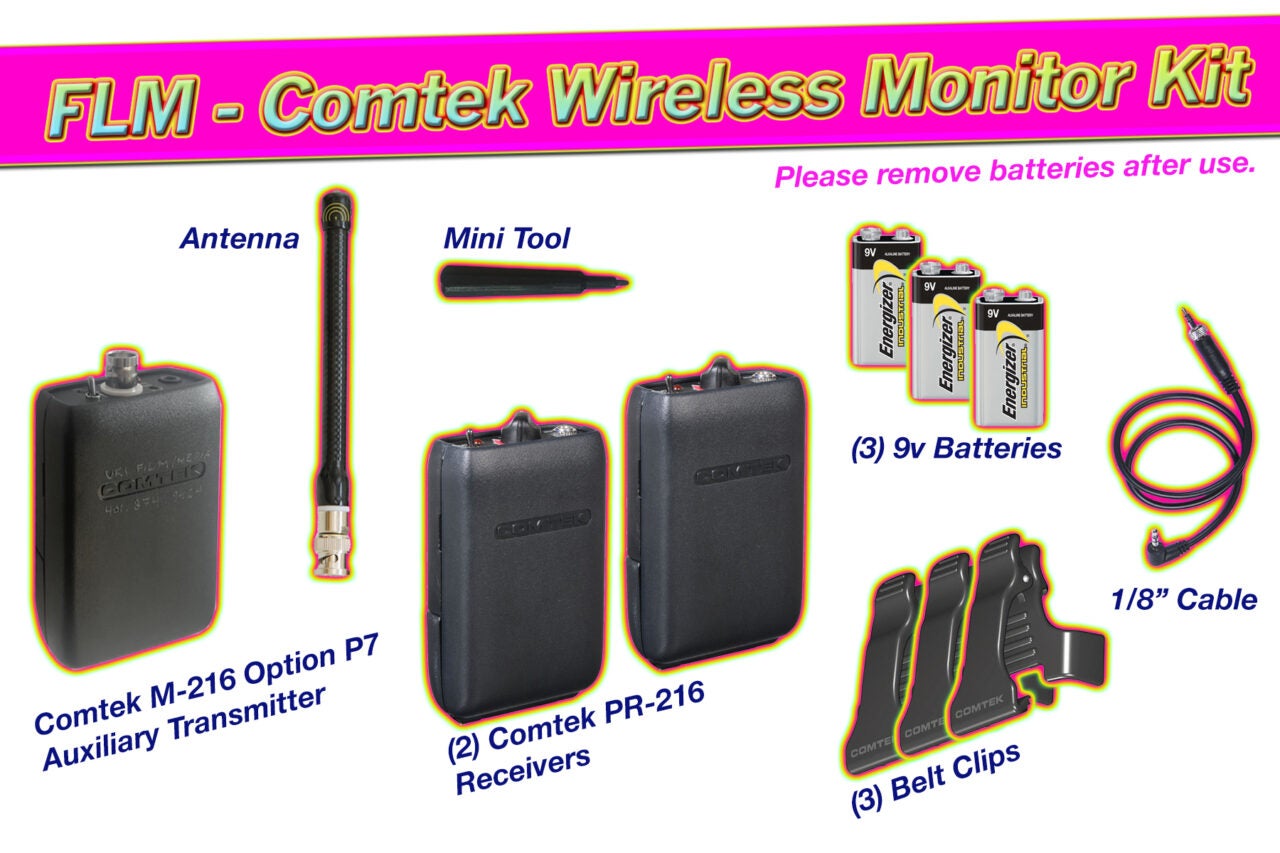 Comtek Wireless Monitor Kit – Media Equipment Center