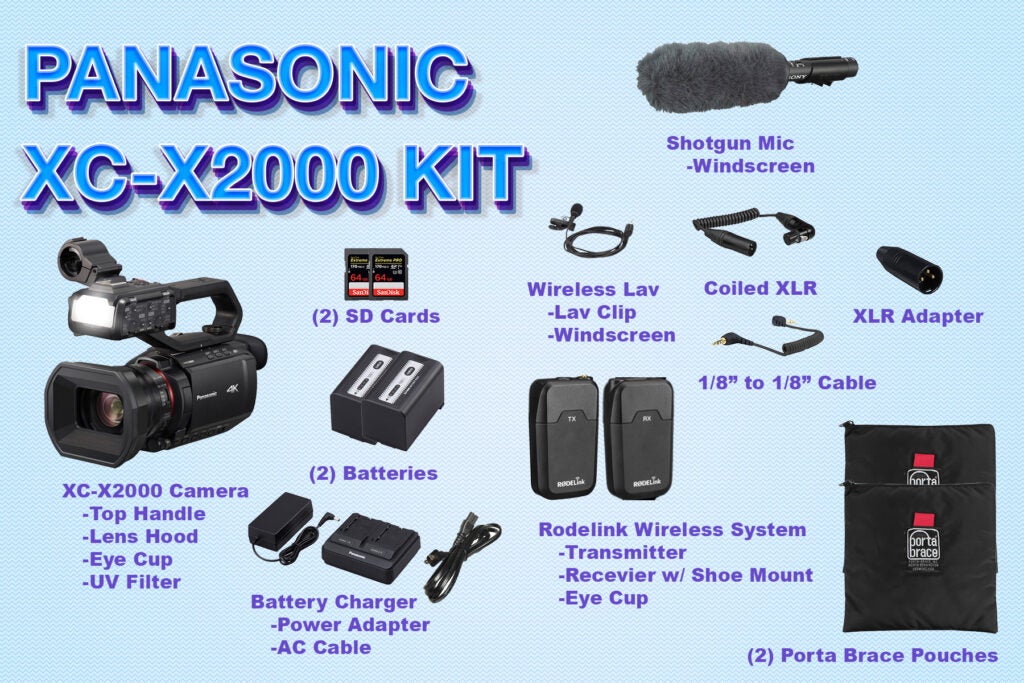 Panasonic HC-X2000 Production Kit – Media Equipment Center