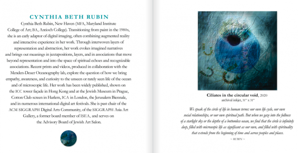 Cynthia Beth Rubin reflects on covid-19 in a collaborative work on roundness – Menden-Deuer ...