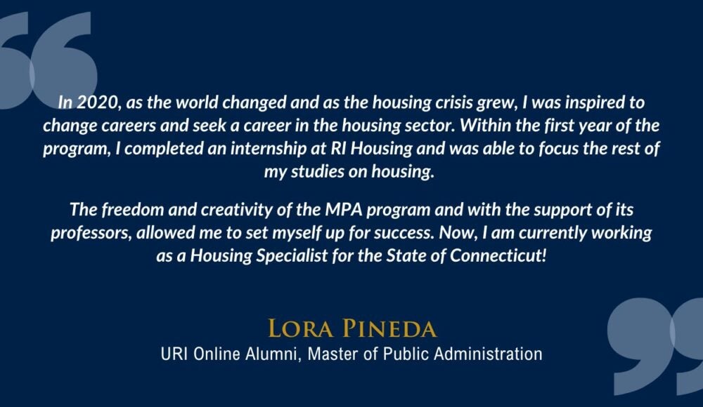 Master of Public Administration – URI Online