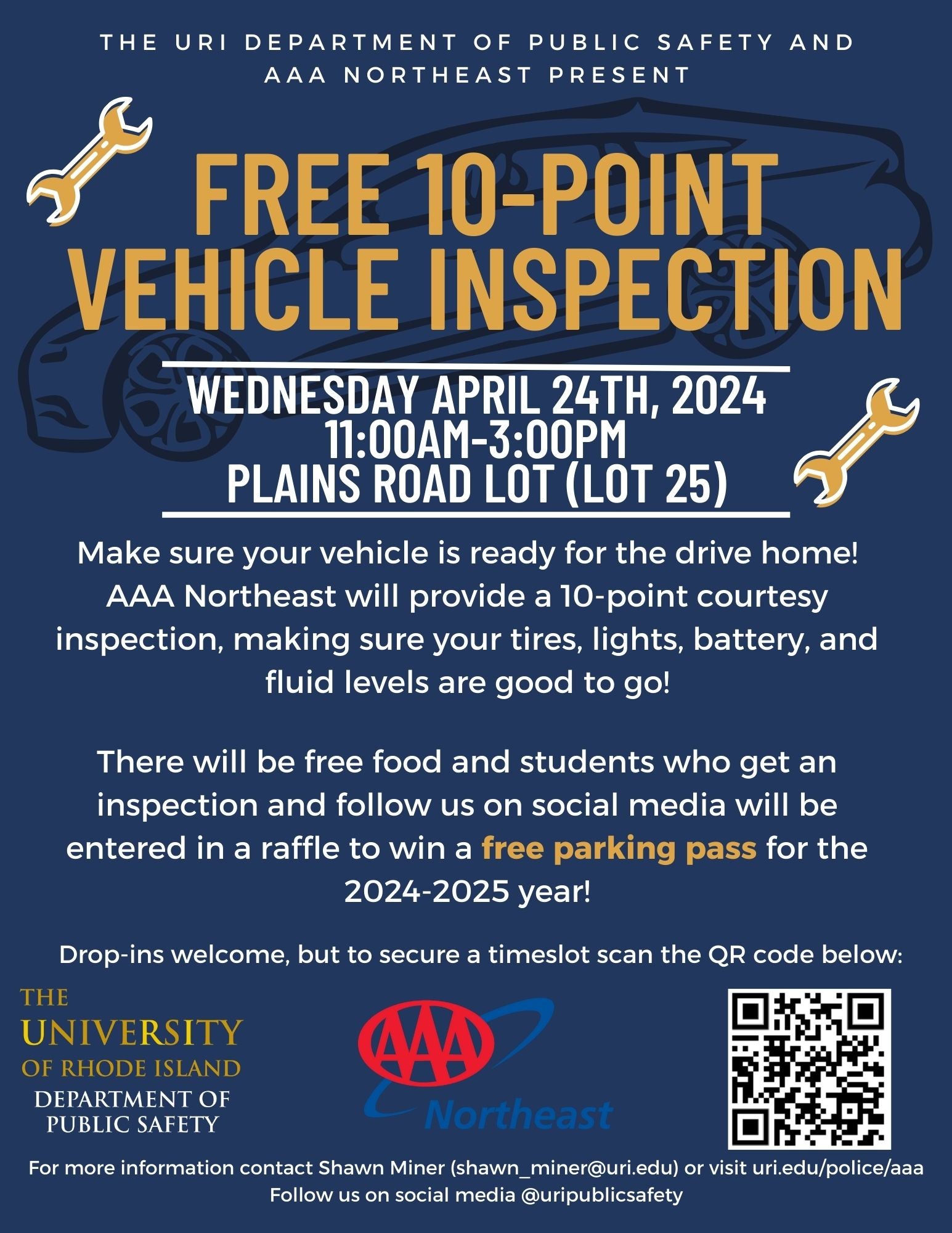 Free 10-Point Vehicle Inspection – Police Department