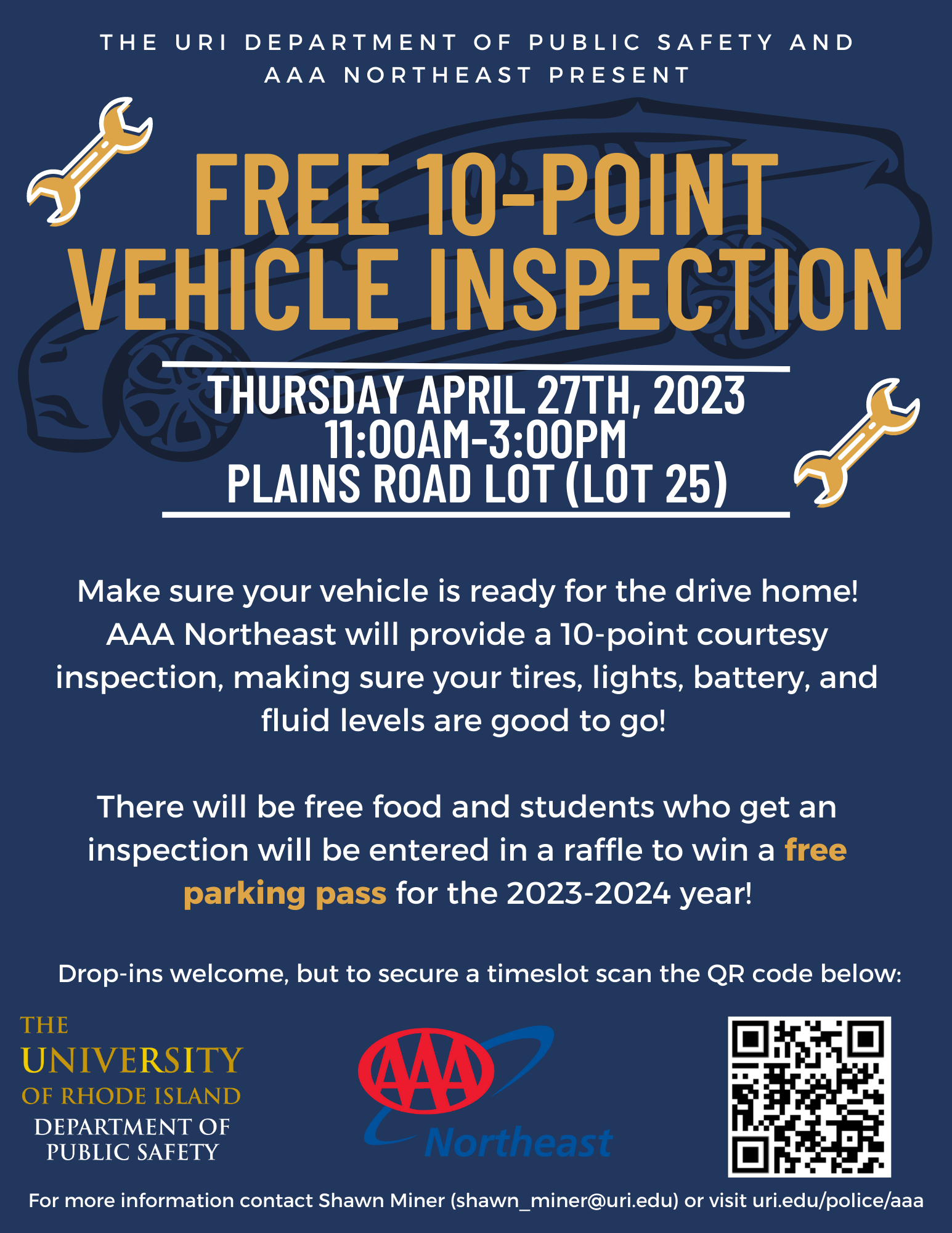 Free 10-Point Vehicle Inspection – Police Department
