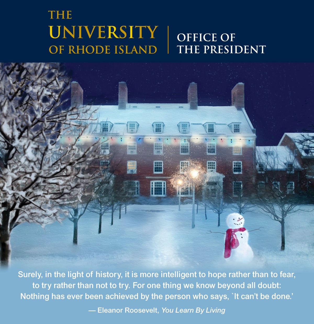 2019 Season’s Greetings – Office of the President