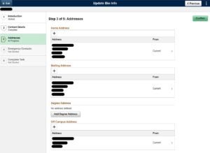 How To Update e-Campus Personal Information – Registration and Records
