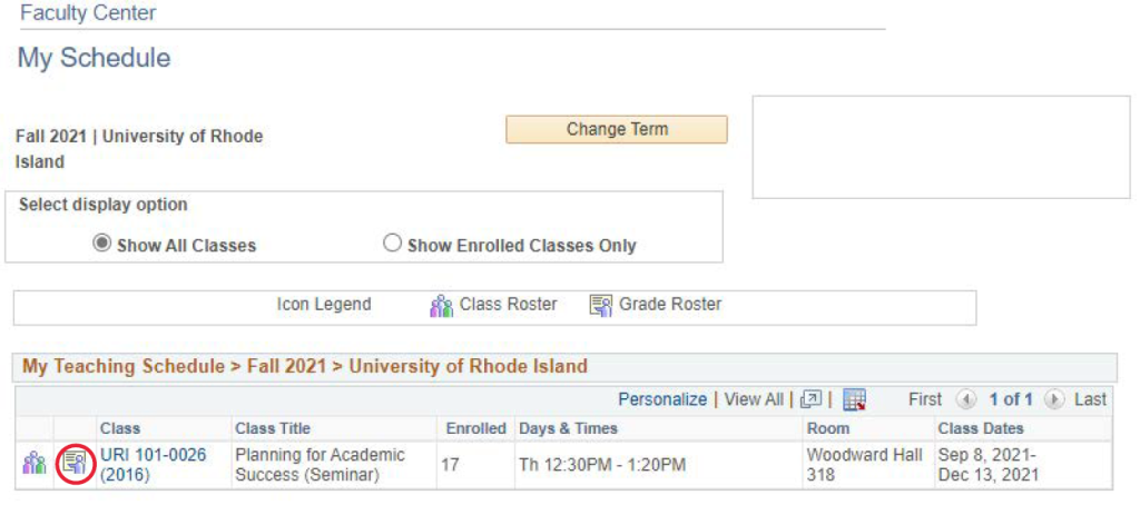 For Faculty: Grades – Registration and Records