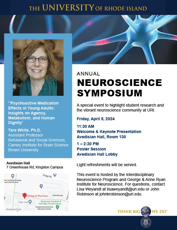 2024 URI Neuroscience Symposium – George & Anne Ryan Institute for Neuroscience