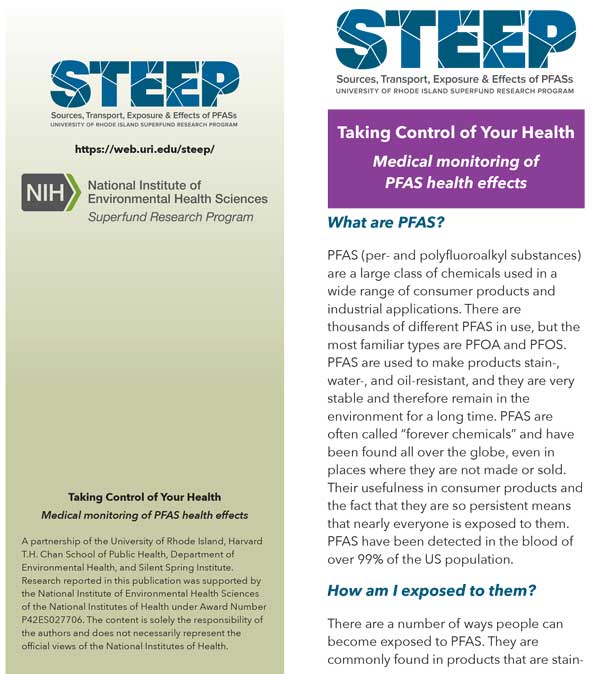 Taking Control of Your Health: Medical monitoring of PFAS health ...