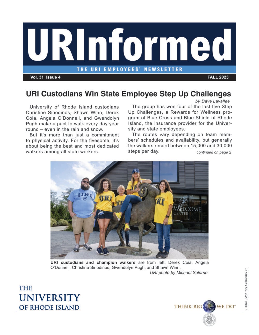 URInformed – The URI Employees' Newsletter