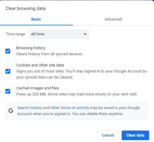 Clearing Browser Cache – Enrollment Services Clearing Browser Cache – Enrollment Services